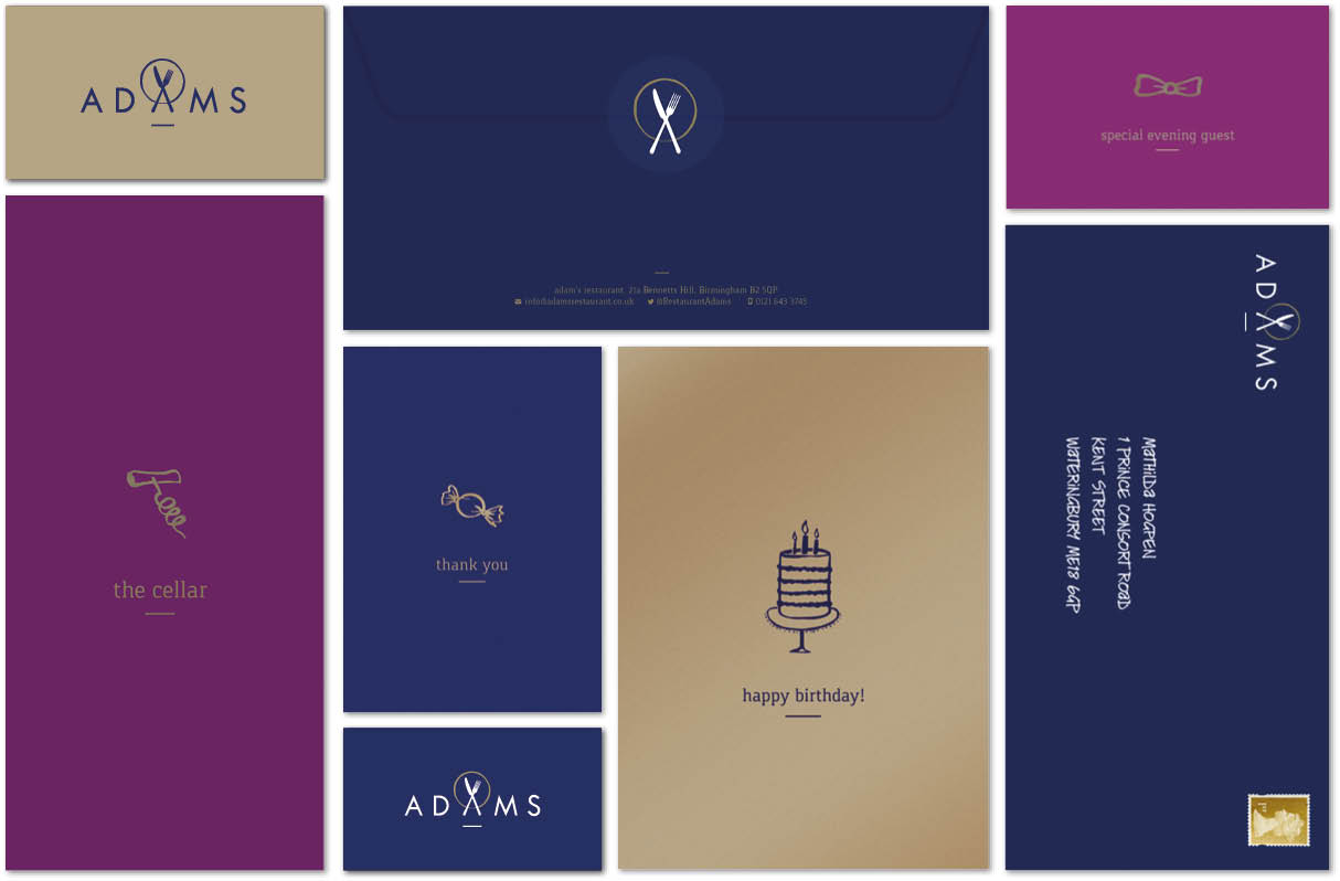 Adam's restaurant rebrand | IE Brand